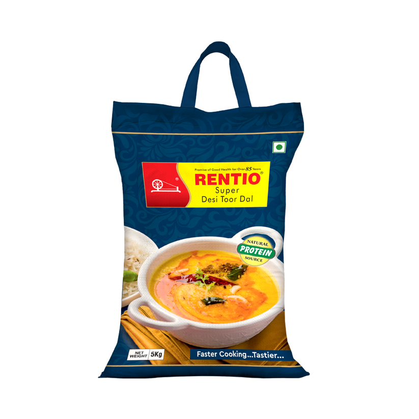 RENTIO Super Desi Toor Dal - 1kg x 2 | 5kg – RENTIO FOODS